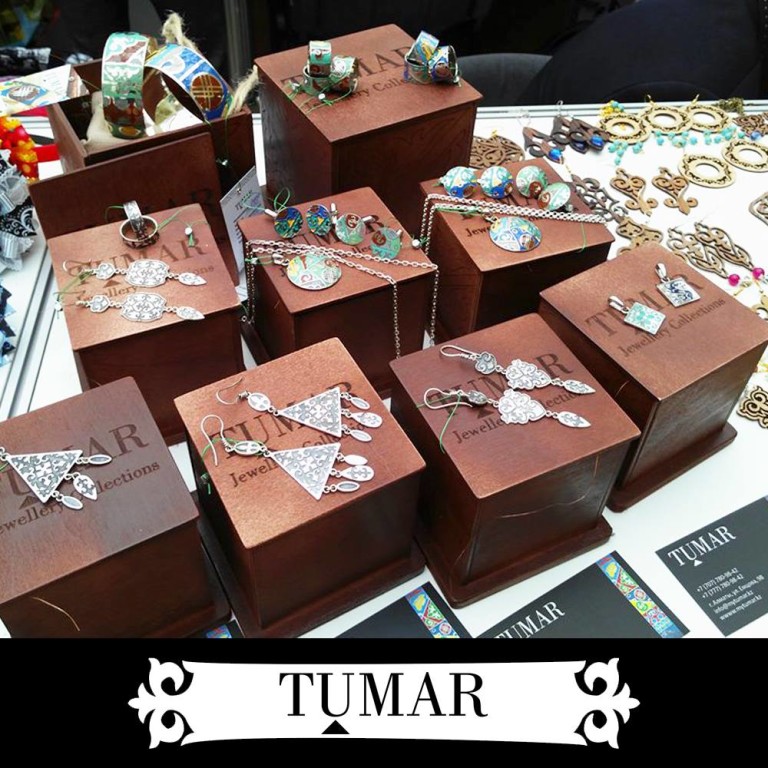 Tumar: Kazakh-styled champlevé jewellery