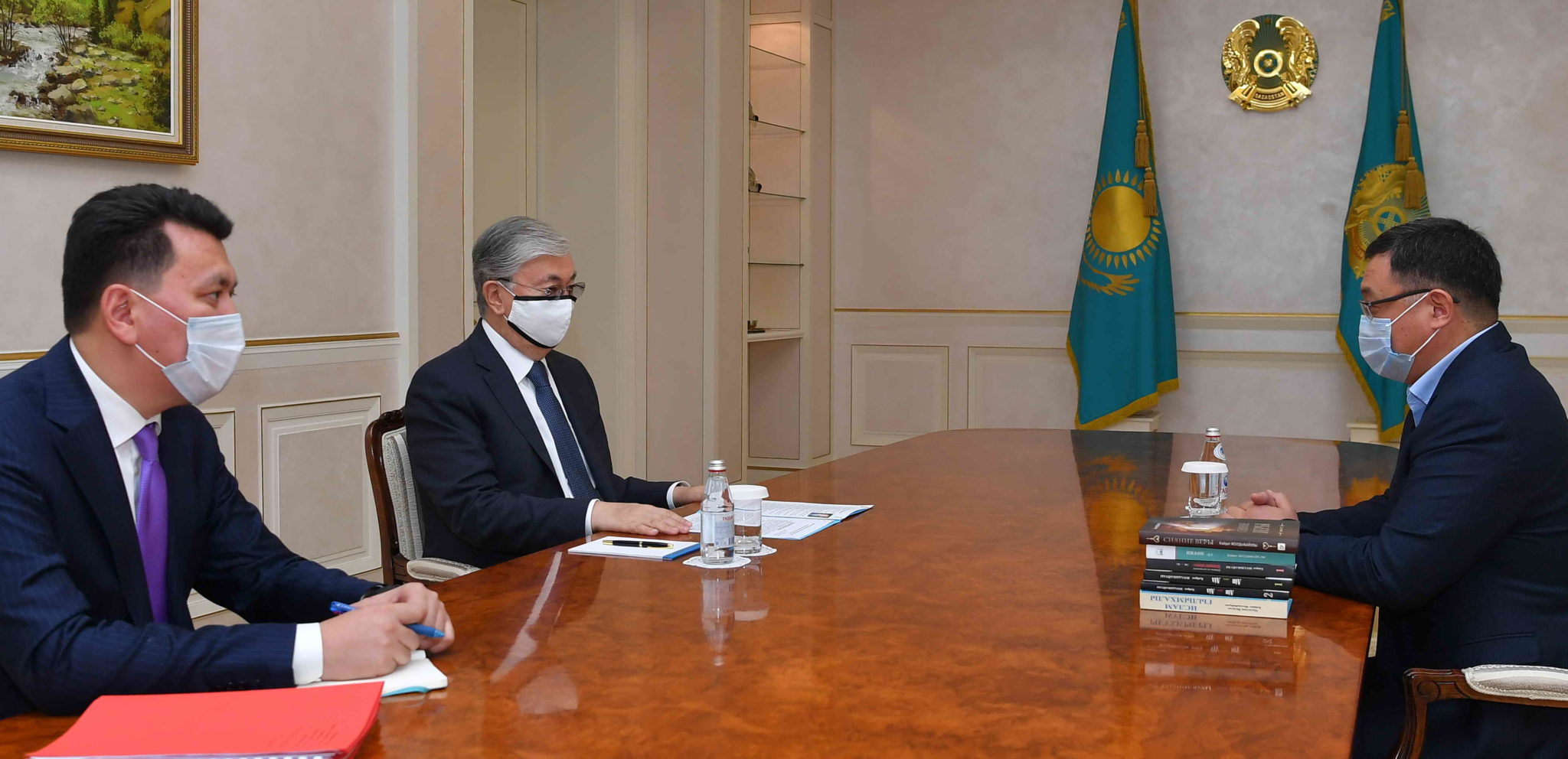 Tokayev Visits New Hospital Branch in Almaty, Meets With National ...