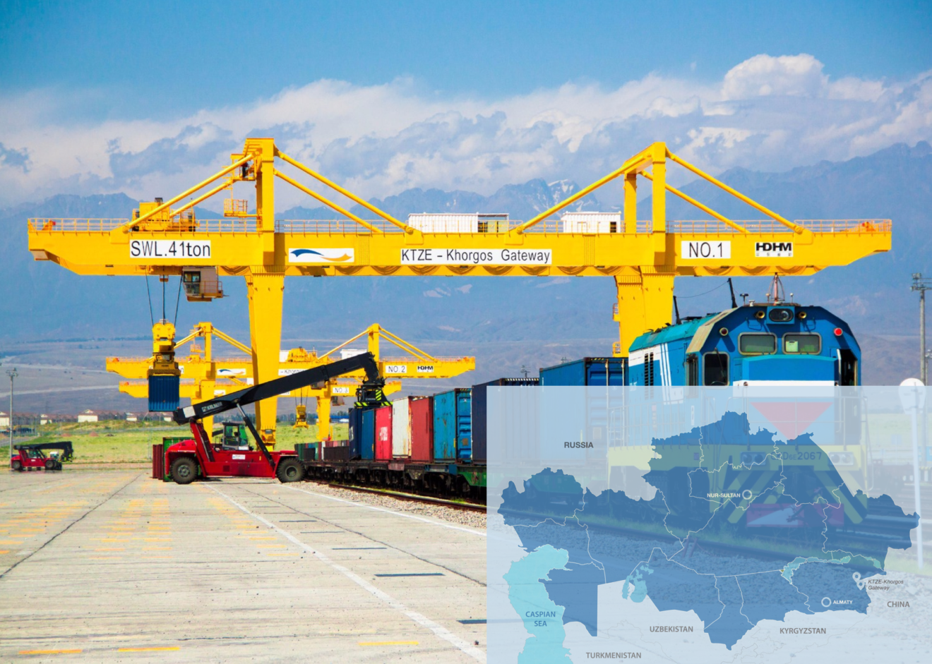 Cargo Traffic of KTZE-Khorgos Gateway Dry Port on Kazakh-Chinese Border ...