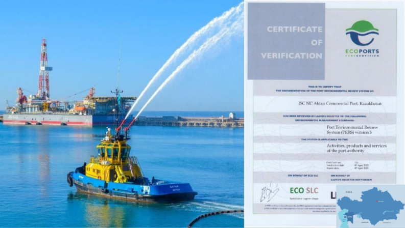 Kazakhstan’s Aktau Seaport Receives Green Certificate As Part of OSCE ...