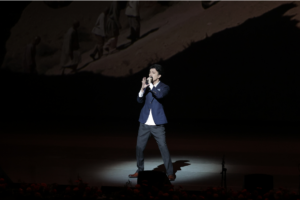 Dimash Kudaibergen Performs New Song at Congress of Leaders of World ...