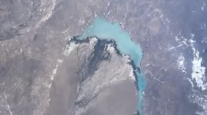 Here's How Beautiful Kazakh Lake Balkhash Looks from Space (Video ...