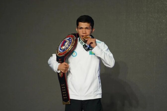 Kazakhstan’s Sanzhar Tashkenbay Wins Gold at IBA Men’s World Boxing ...