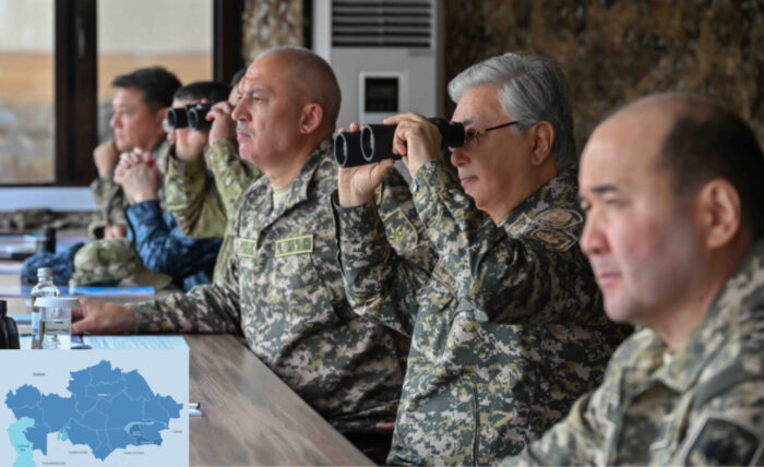 Kazakh President Observes Military Exercises in Almaty Region - The ...
