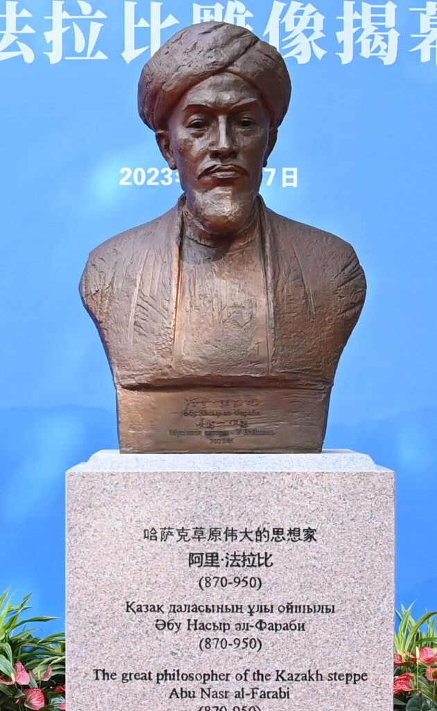 Kazakh President Unveils Bust to Abu Nasr Al-Farabi in Beijing - The ...