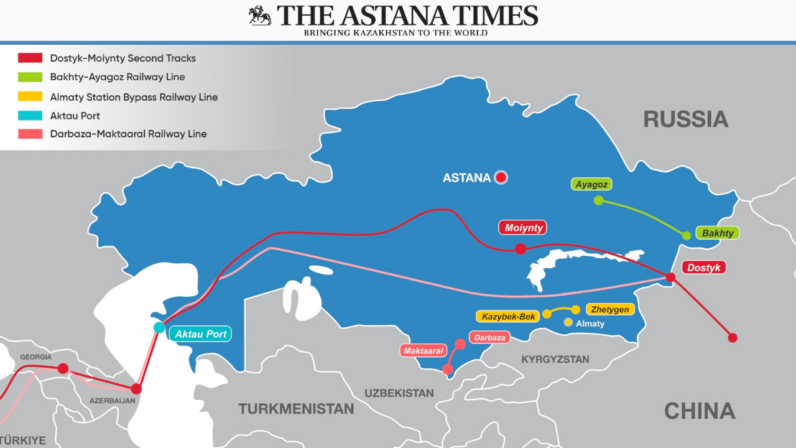 Cargo Transportation Along Middle Corridor Soars 88%, Reaches 2 Million ...