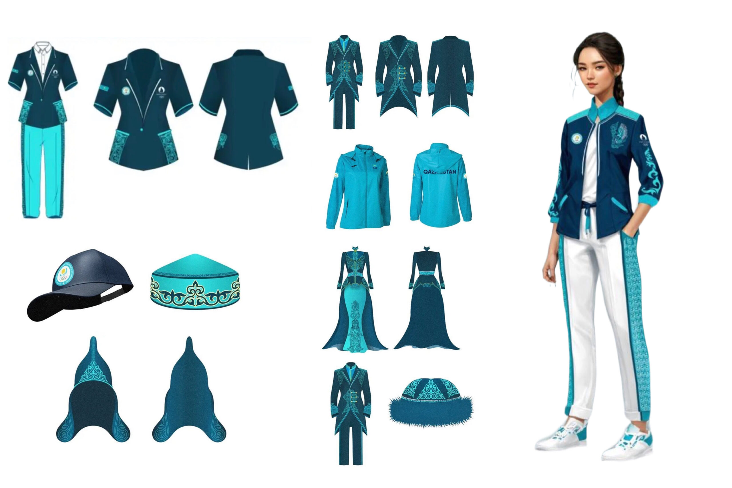 Kazakhstan Reveals Sports Uniform for 2024 Paris Olympic - The Astana Times