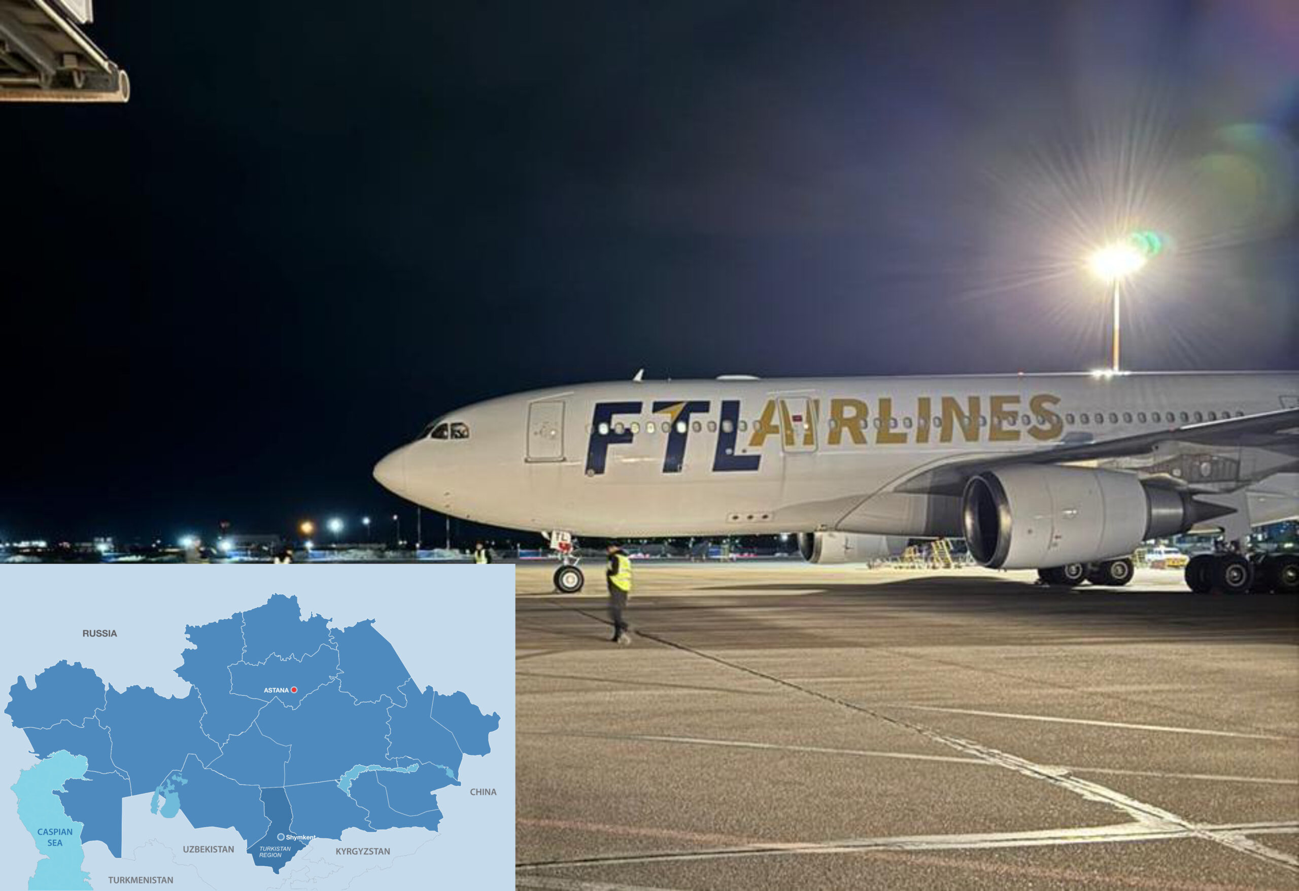 French Cargo Aircraft Lands at Shymkent Airport to Pick Up Goods - The ...