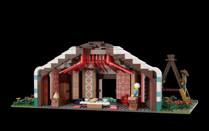 Kazakh Creator Introduces Nomad Yurt to Lego Fans - The Astana Times