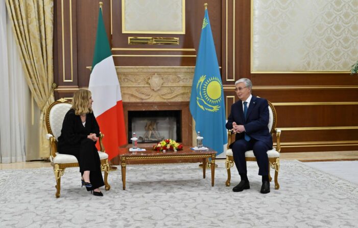 President Tokayev Meets Prime Minister of Italy - The Astana Times