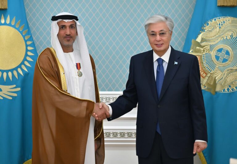 Tokayev Meets UAE Minister of State for Defense Affairs - The Astana Times