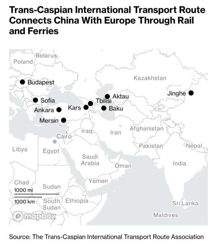 Bloomberg: Middle East Tensions Drive China-Europe Trade Through ...